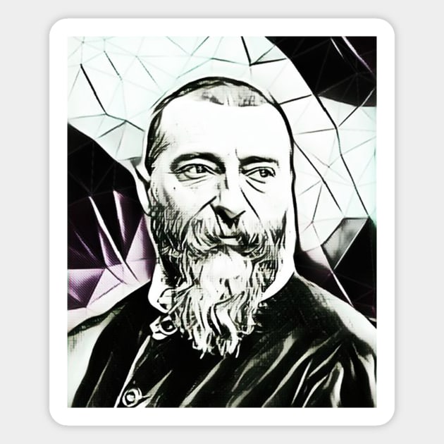 Jean-Baptiste Alphonse Karr Black and White Portrait | Jean-Baptiste Alphonse Karr Artwork 3 ...